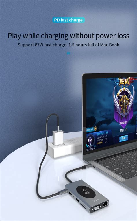 BASIX In USB Type C Hub Versatile Docking Station