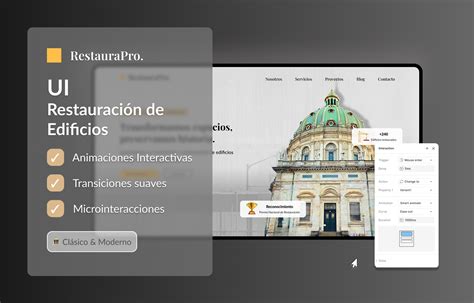 Restaurapro Ui Para Restauración De Edificios Figma