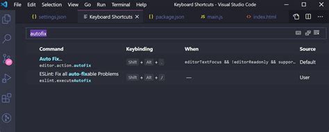 Allow Fix All Auto Fixable Action To Be Bound To A Key Issue Angelozerr Tslint