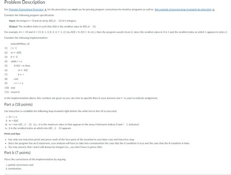 solved consider the following program specification input