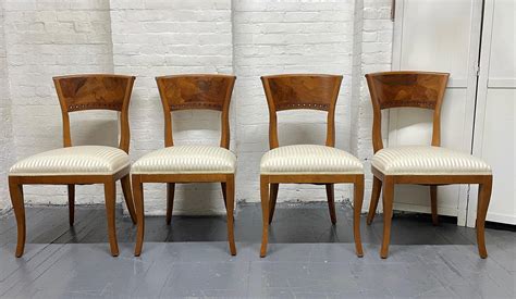 Set Of 8 Biedermeier Style Dining Chairs For Sale At 1stdibs