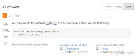 Python笔记 Sqlalchemy Model转dict（主流方法，一行解决）sqlalchemy的orm对象转pydantic对象
