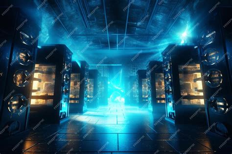 Premium Photo Tech Temple Protecting Digital Assets