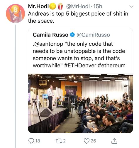 Supreme Core Minion Is Very Salty About Andreas Damn 😬 R Btc