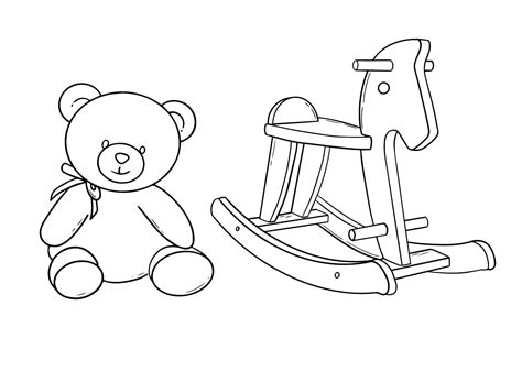 Desenhos De Muitos Brinquedos Para Colorir E Imprimir Colorironlinecom