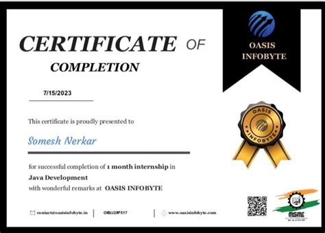 somesh nerkar on linkedin intership certificateofcompletion