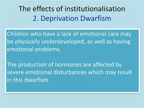 Effects Of Institutionalisation Pdf