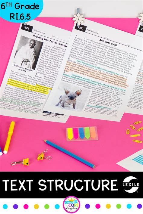 Nonfiction Text Structure 6th Grade Reading Comprehension Passages Ela Ri 6 5 6th Grade