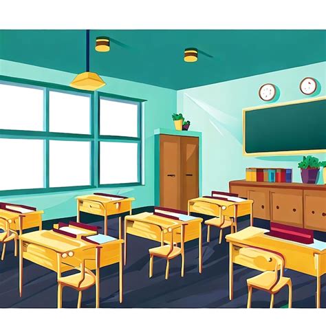 Premium Ai Image Classroom Of The School Without Student And Teacher Premium Ai Image Classroom Of The School Without Student And Teacher