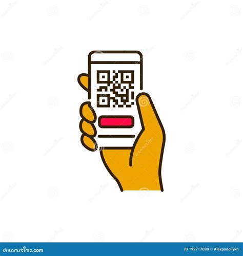 Scan Me Icon Qr Code In Square Frame Quick Responce Matrix Barcode Template Smartphone Camera