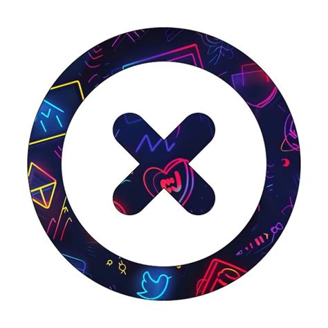 Premium Photo Image Icon Circle Xmark Shapes Dark Theme
