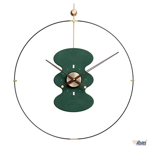 Kiki Wall Clock Green The Golden Triangle India
