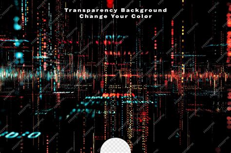 premium psd abstract digital binary data on computer screen