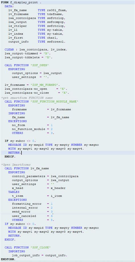 Sap Smartforms The Guritnoy Blog