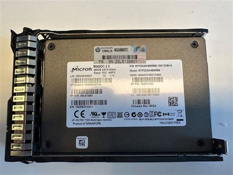Hpe Ssd 480gb Sata Kaufen Auf Ricardo