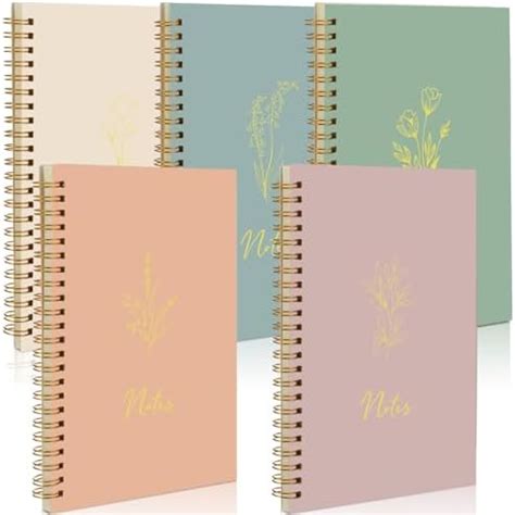 Amazon Com Gueevin Pack Spiral Notebook Aesthetic Babe Supplies A College Ruled Pages