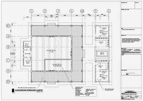 Surau Taman Malawati Utama Pelan Tapak Surau