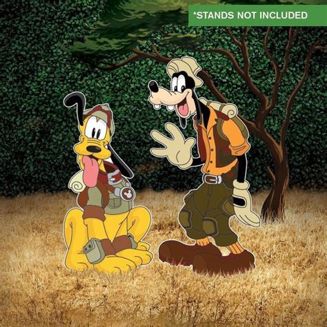 Goofy And Pluto Safari Mickey Safari Cutouts Goofy And Pluto Cutouts Mickey And Friends Photo