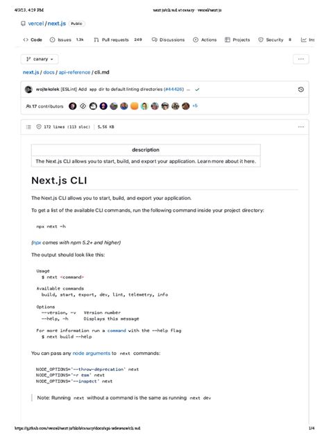 next js cli md at canary vercel next js pdf proxy server