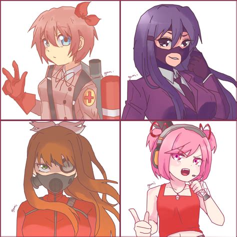 I Forgot To Post This And Well Its Already Been Posted Here Buttt Tf2 Dokis In Hq C R Ddlc