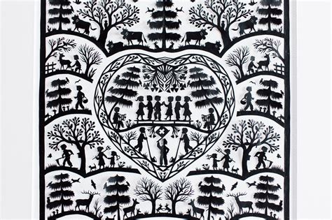 Silhouette Paper Cutting Patterns