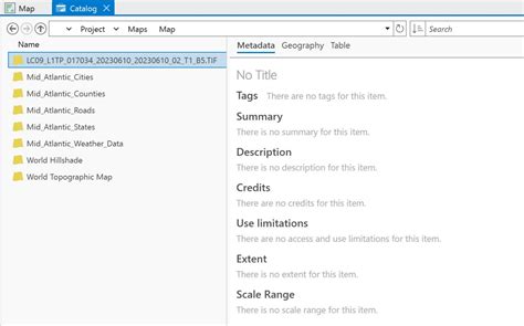Chapter 8 Metadata Remote Sensing With Arcgis Pro Second Edition