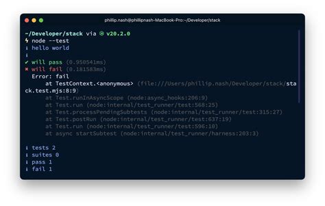 hands on with the node js test runner sonar