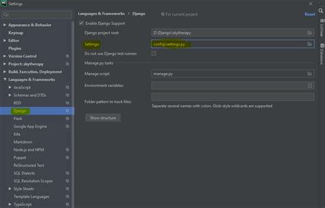 Django Changing Project Folder Settings Structure Stack Overflow