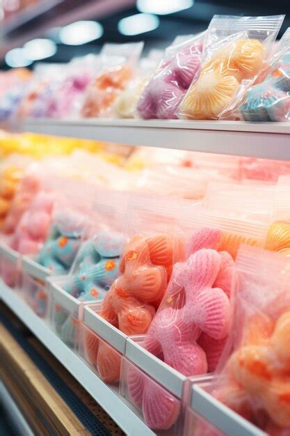 There Are Many Different Types Of Candy In The Store Generative Ai