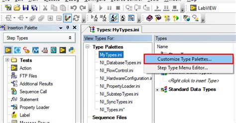 Creating Custom Step In Teststand Predefined Action Step Computer