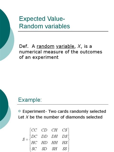 Expected Valuenew Pdf Expected Value Probability