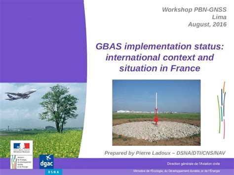 Pdf Gbas Implementation Status International Context And Sesar