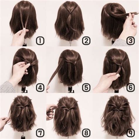 단발머리 예쁘게 묶는 9가지 방법 네이버 포스트