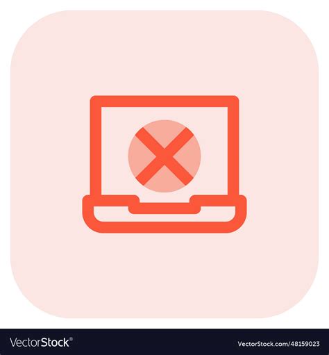 Data Loss Due To A Bug On A Laptop Royalty Free Vector Image