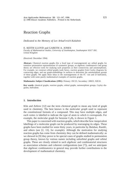 Pdf Reaction Graphs Dokumen Tips