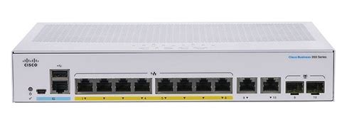 Thiết Bị Mạng Switch Cisco 10 Port Gigabit Ethernet PoE Managed CBS350 8FP E 2G EU