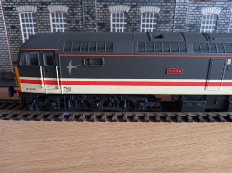 Lima Class 47 Renamedrepainteddetailed No 47846 Thor Intercity
