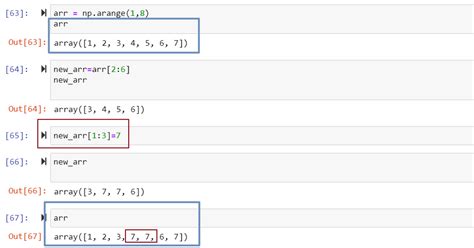 Numpy Indexing Slicing Teletype