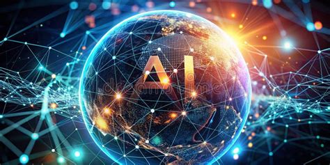 Visualizing The Future Of Global Data A Double Exposure Of Aipowered