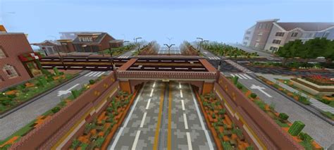 Minecraft Freeway Underpass Bridge