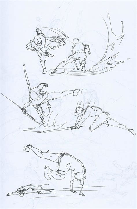 Drawing Fight Scenes By Enocaw On Deviantart สอนวาดรูป เทคนิคการวาด