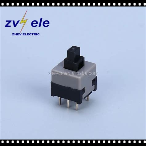 6 Pin Mini Push Button Switch With 8 5x8 5mm DPDT Latching Alibaba Com