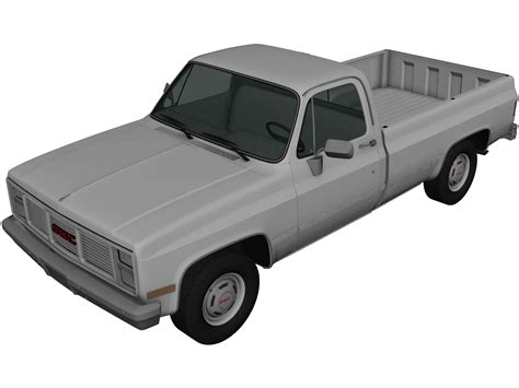 Gmc Sierra 3d Model 1985 3d Cad Browser