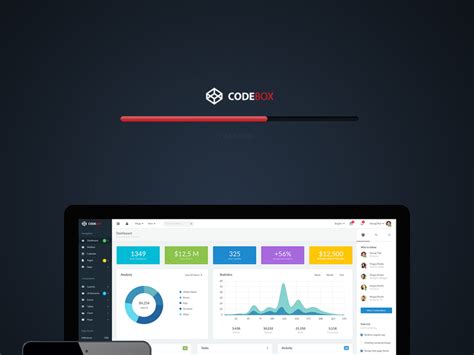 CodeBox Admin Dashboard UI By Hoang Pts EpicPxls