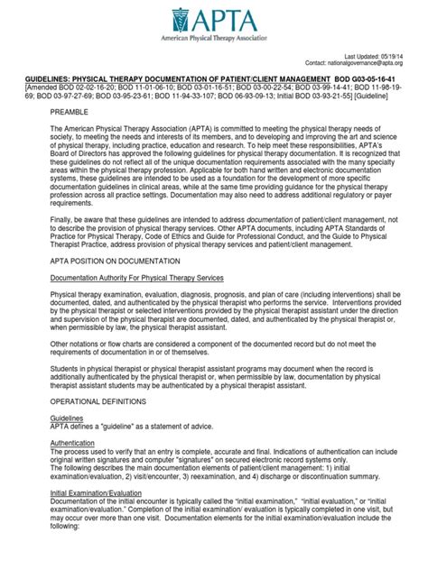 Documentation Patient Client Management Apta Pdf Physical Therapy