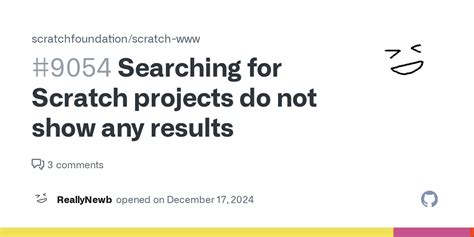 Searching For Scratch Projects Do Not Show Any Results · Issue 9054