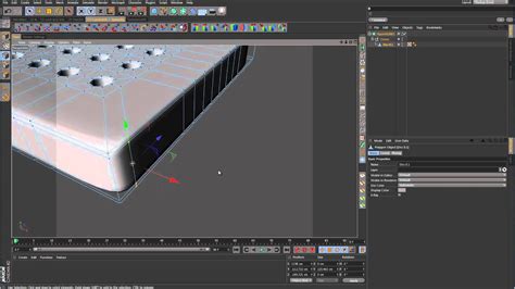 Sub D Modeling In C4d Lesson 12 Array Of Holes Youtube