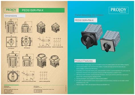 01 Panel Mounting Dc Isolator En Pdf Power And Energy Industry Industries