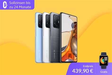Xiaomi 11T Pro samt gratis Smartwatch zum Top-Preis erhältlich, Xiaomi ...