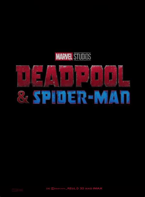Deadpool And Spider Man Teaser Logo By Joancarrington14 On Deviantart